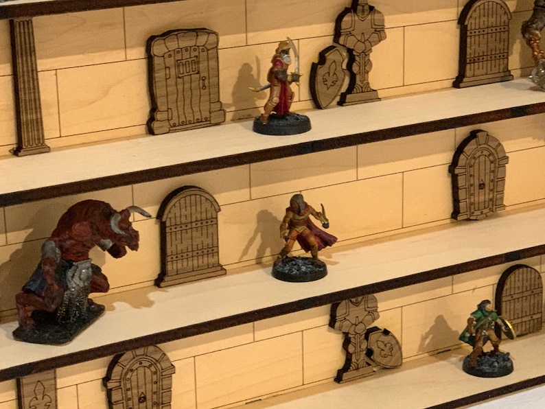 The Castle Ruins - Miniature Display - 18" X 11" - Etsy