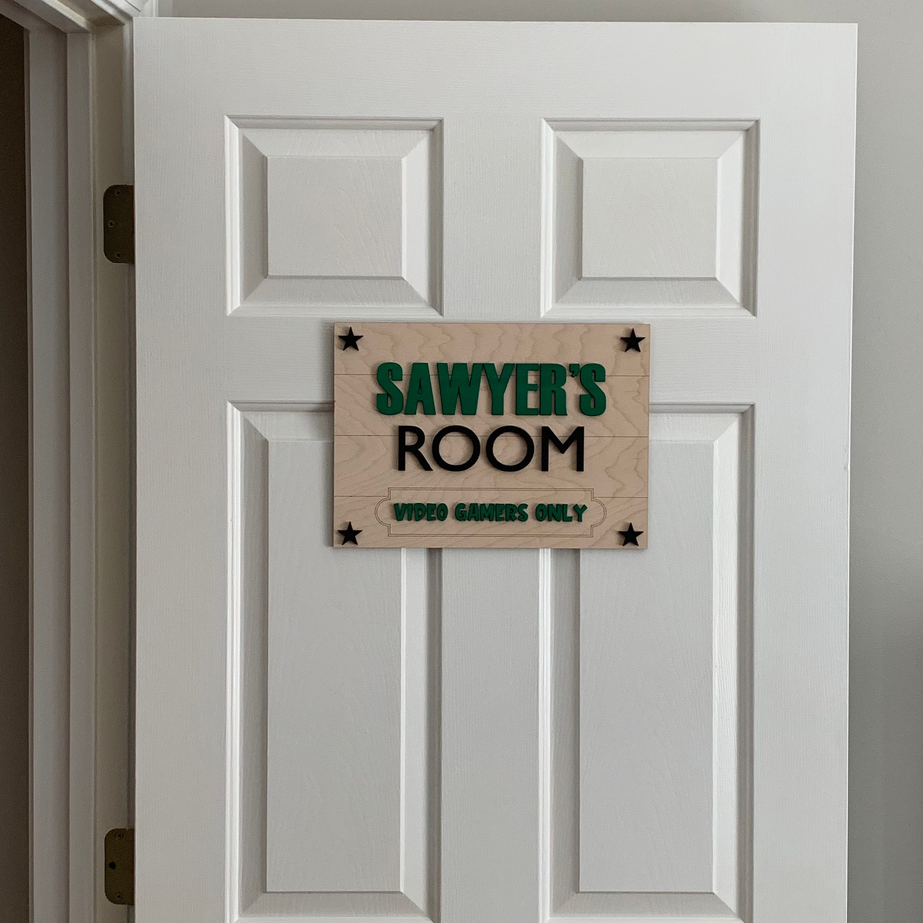 Personalized Room Sign for Kids Gamer Room Boy Room Decor - Etsy