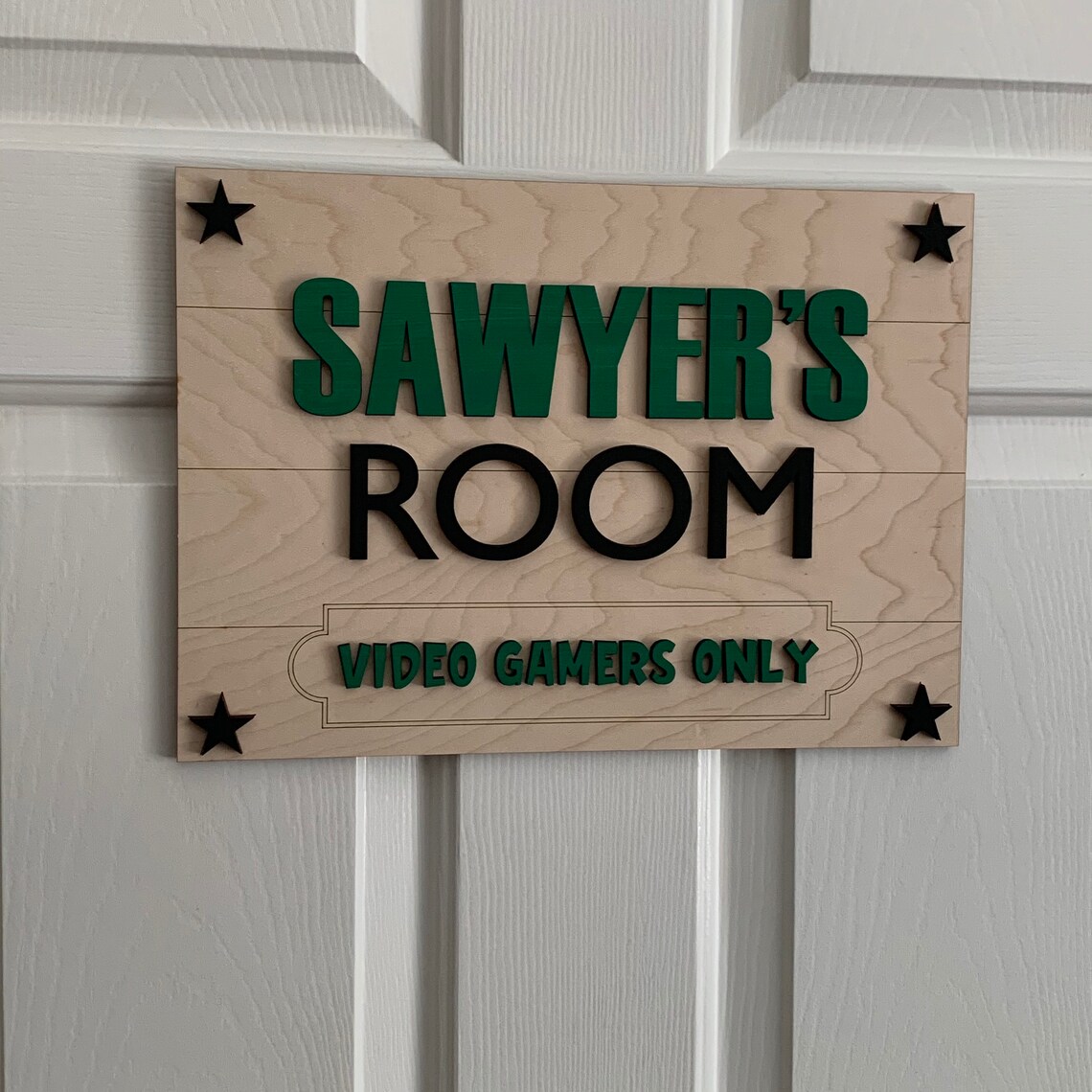 Personalized Room Sign for Kids Gamer Room Boy Room Decor | Etsy