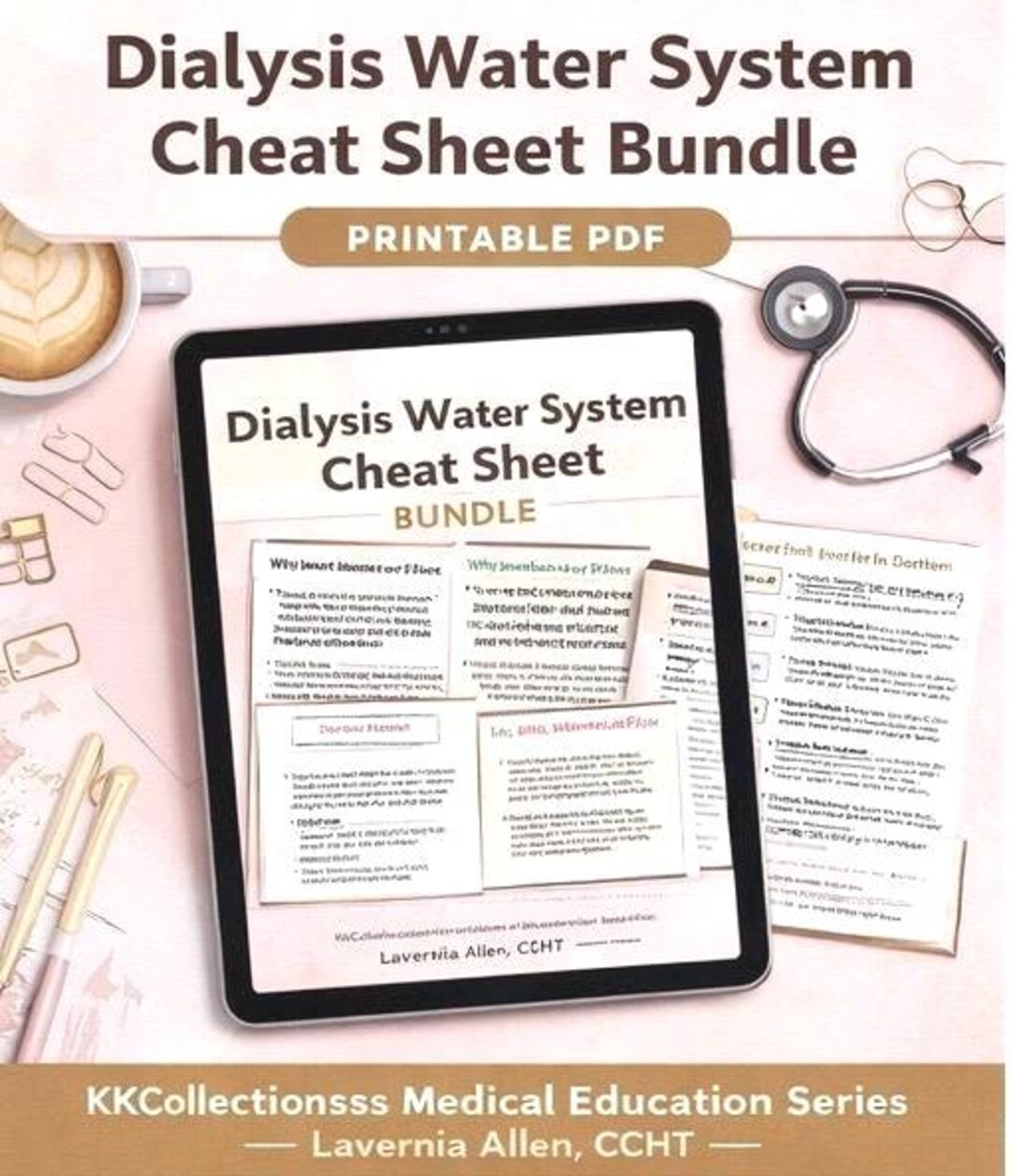 Dialysis Water System Cheat Sheet Bundle | RO Troubleshooting, Study ...