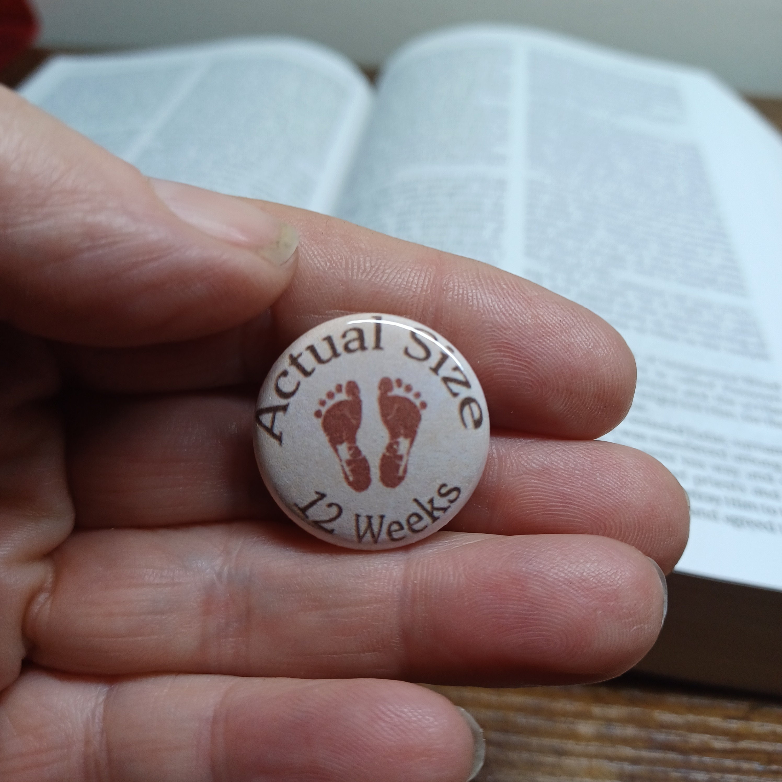 Precious Feet Button Pin Pro Life SET OF FIVE - Etsy