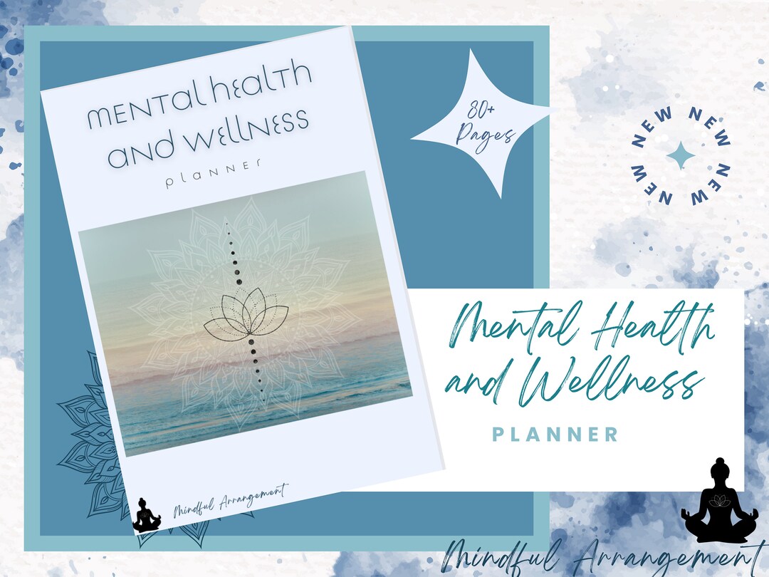 Mental Health Wellness Planner - Journal Therapy - Mental Health ...