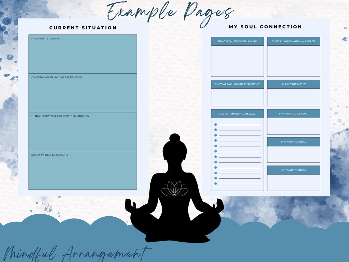 Mental Health Wellness Planner - Journal Therapy - Mental Health ...