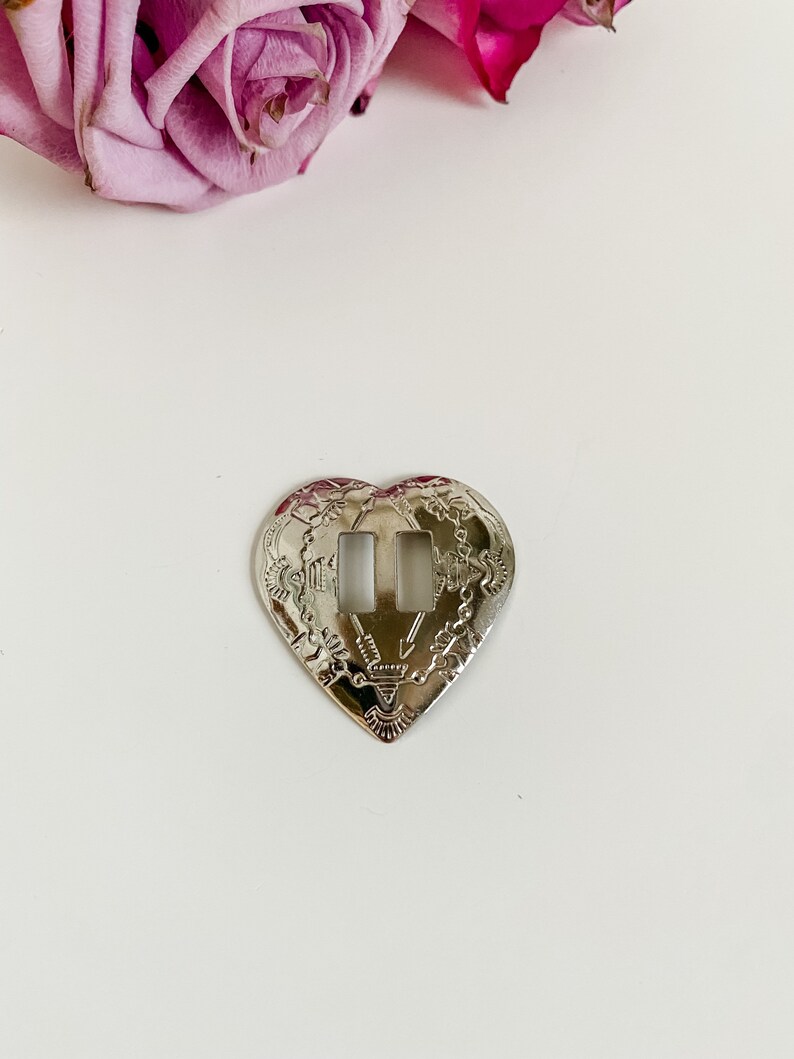 Heart Concho Hair Ties Concho Hair Accessory Heart Shaped - Etsy