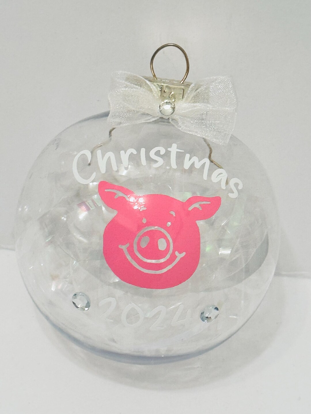 Percy Pig Inspired Bauble Hanging Christmas Tree Decoration - Etsy
