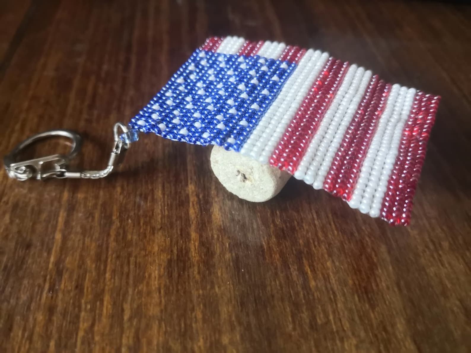 Tutorial American Flag Beaded Pendant, DIY Pattern - Etsy