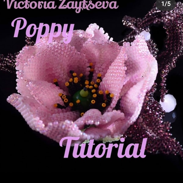 Poppy Bead Pattern - Etsy
