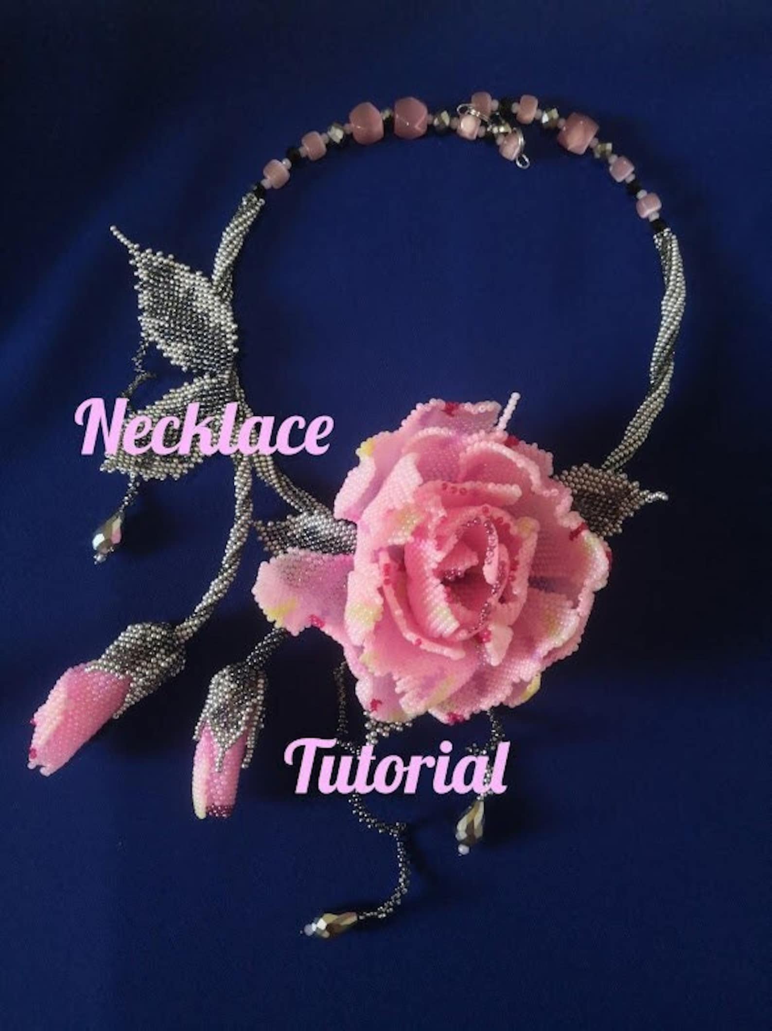 DIY Necklace Tutorial, Beadwork Tutorial PDF, Beading Necklace Patterns ...
