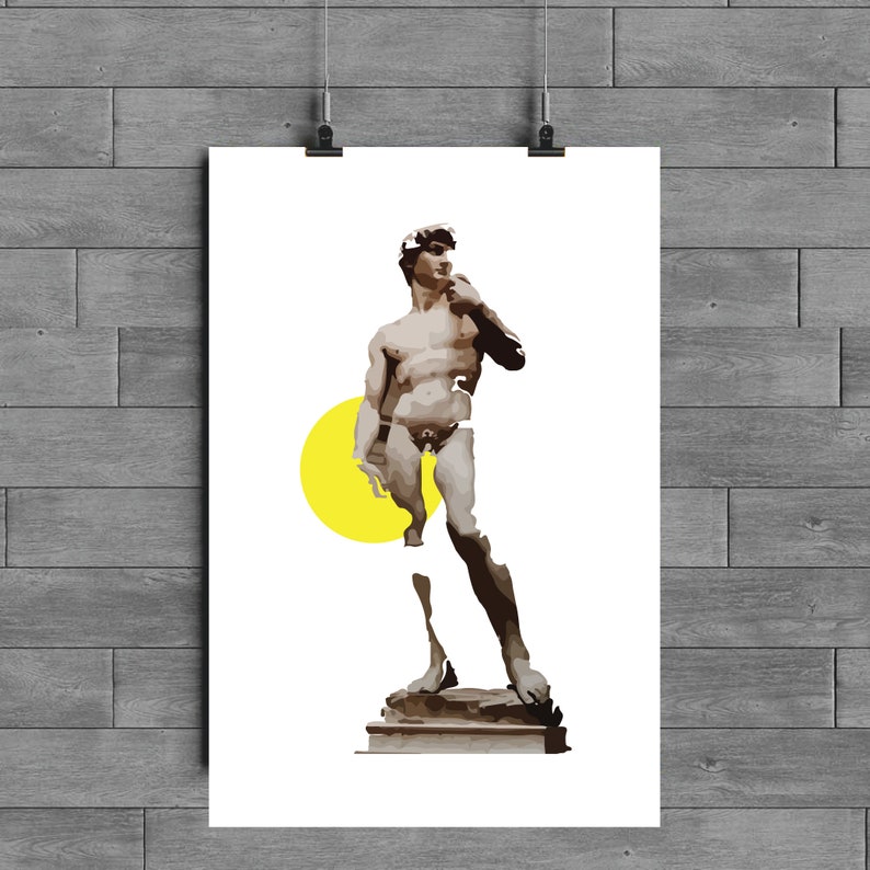 Greek Inspired Poster Printable Art Greek Statue Poster Home Decor ...