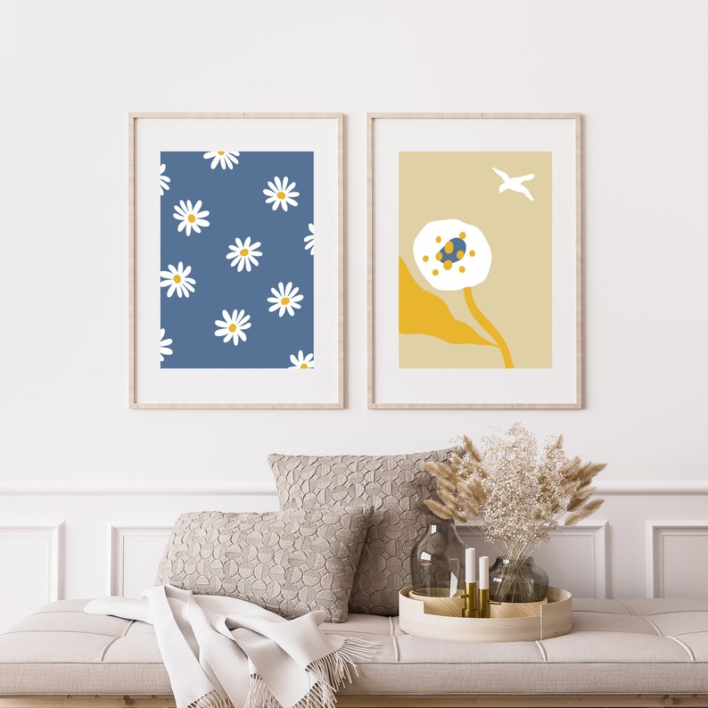 Flower Market Set of 6, Gallery Wall Set, Flower Market Print, Flower ...