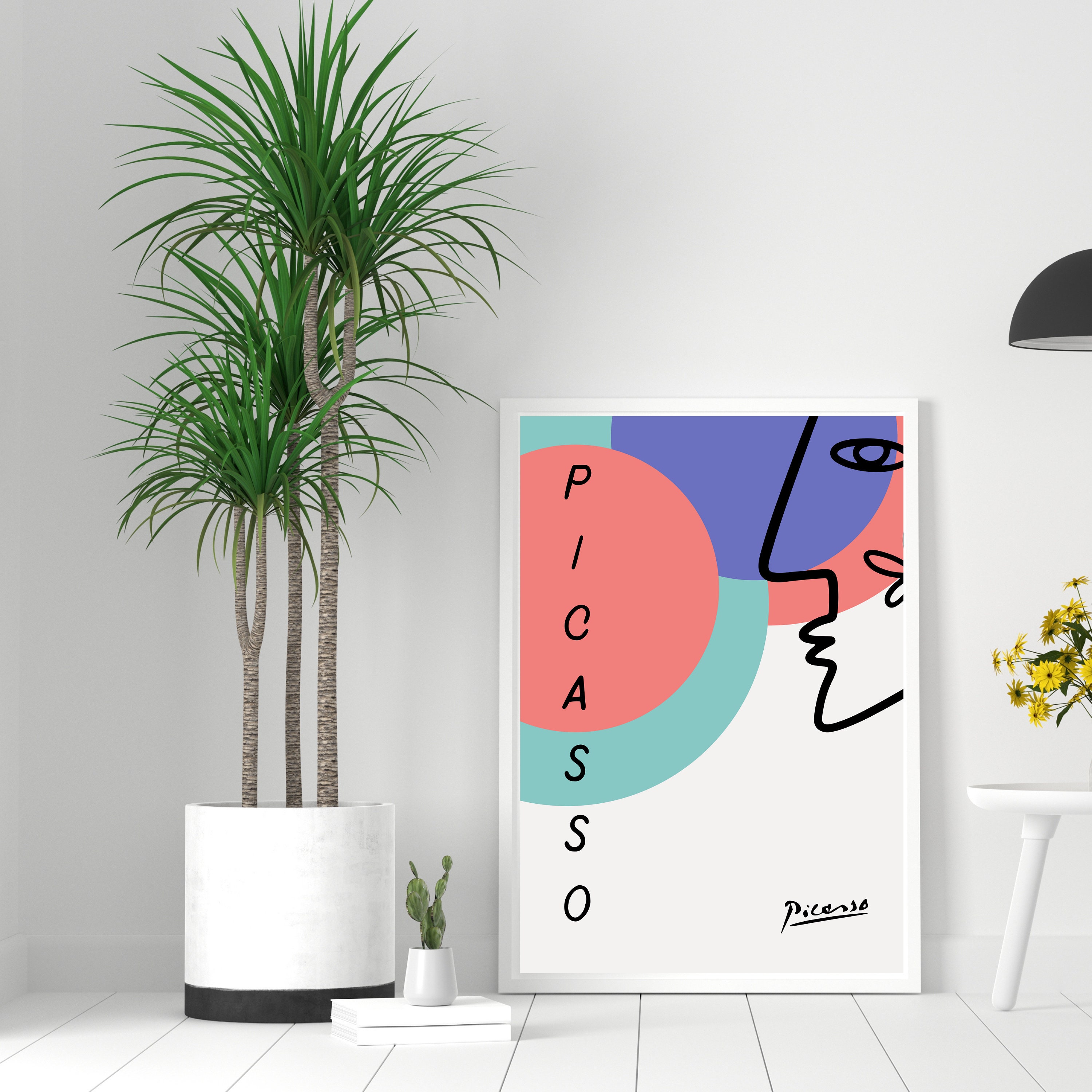 2 Eclectic Minimal Prints Picasso Poster Henri Matisse - Etsy