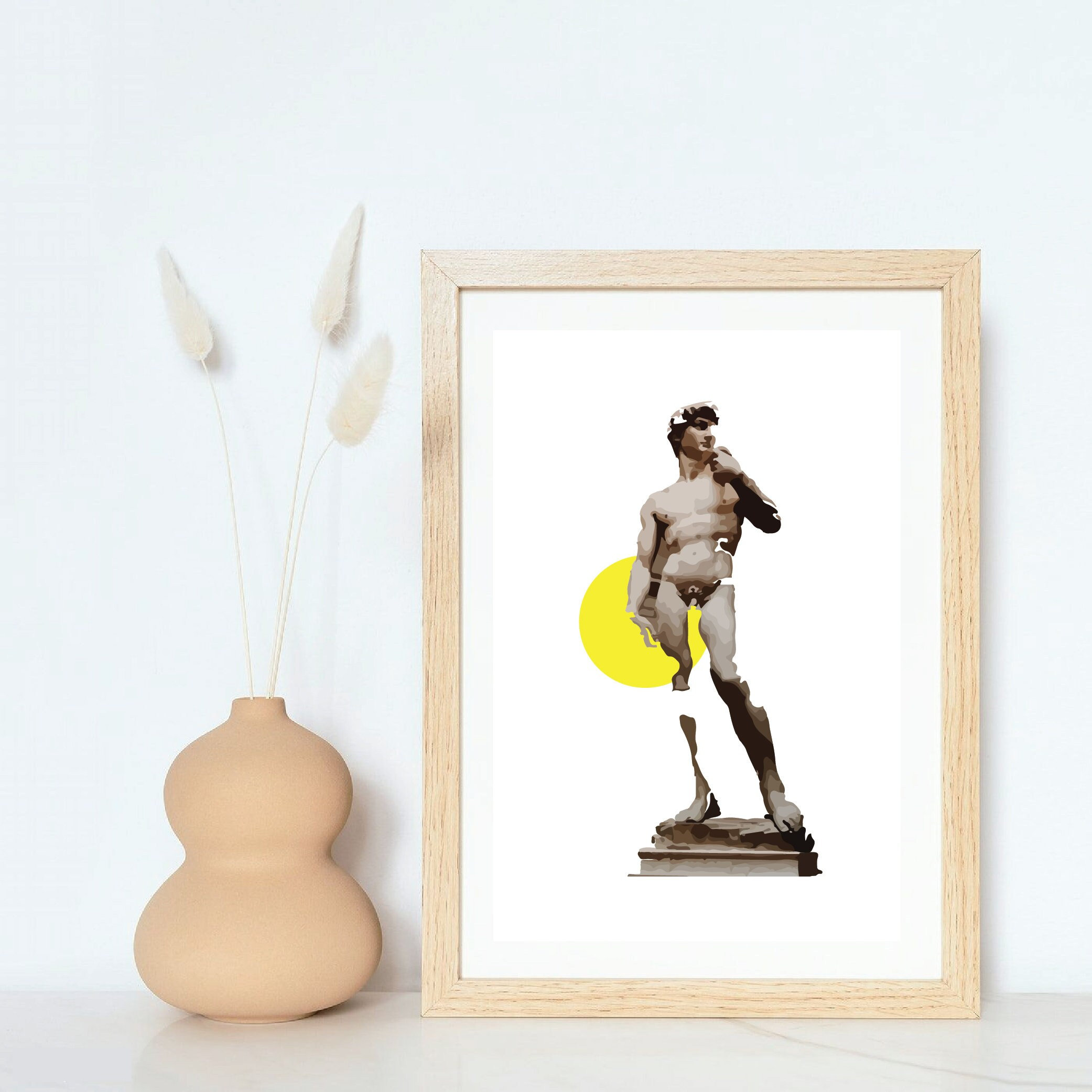 Greek Inspired Poster Printable Art Greek Statue Poster Home Decor ...