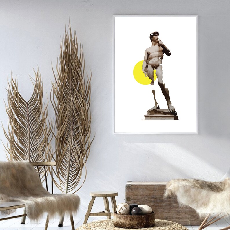 Greek Inspired Poster Printable Art Greek Statue Poster Home Decor ...
