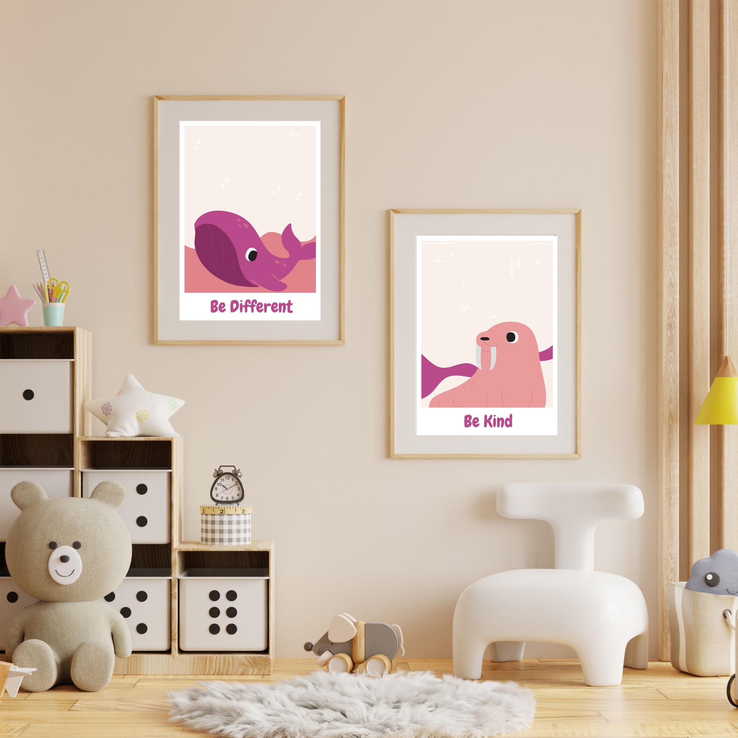 Printable Set of 10 Animal Nursery Wall Art Prints Animal - Etsy