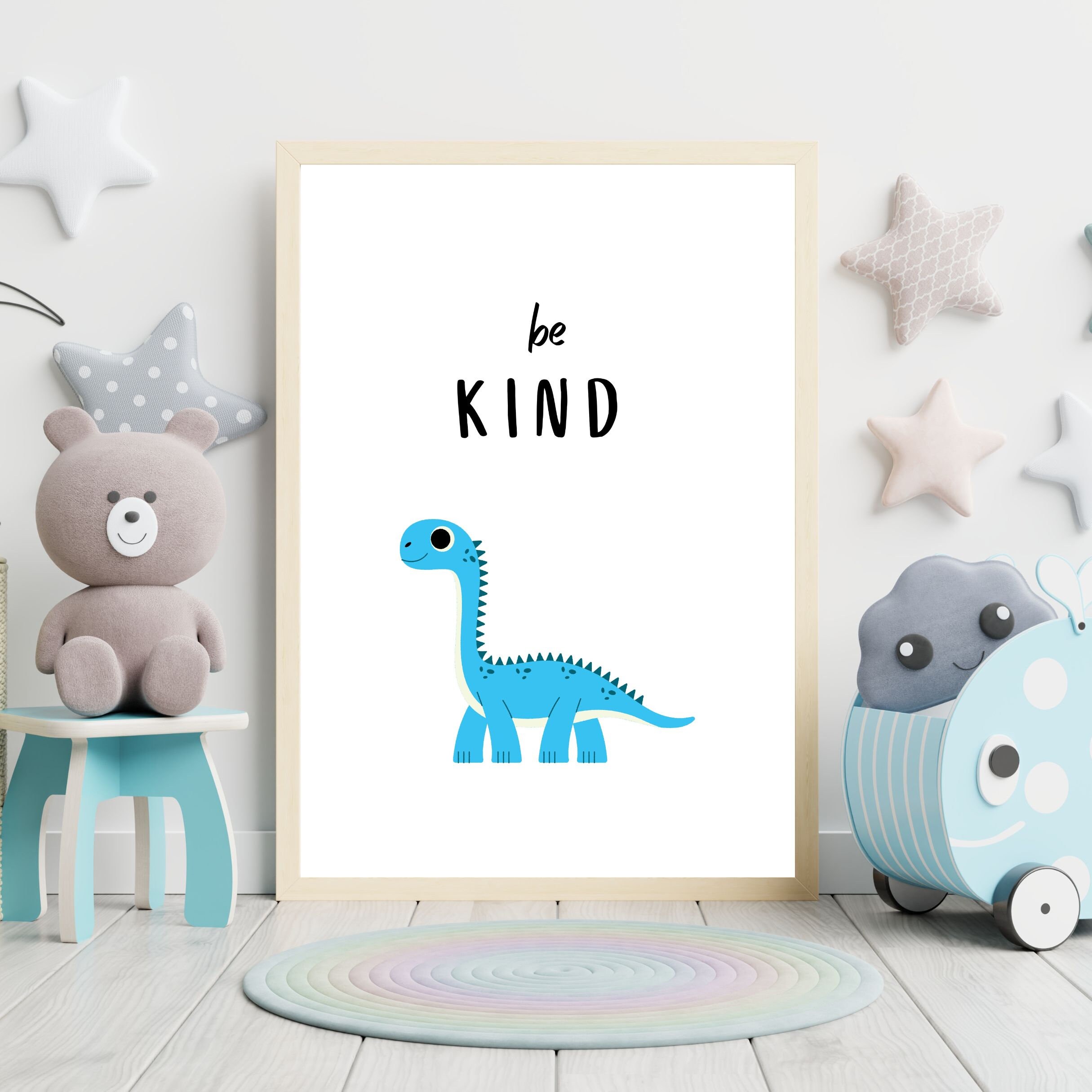 Dinosaur Art Prints, Instant Download, Nursery Prints, T Rex, Kids ...