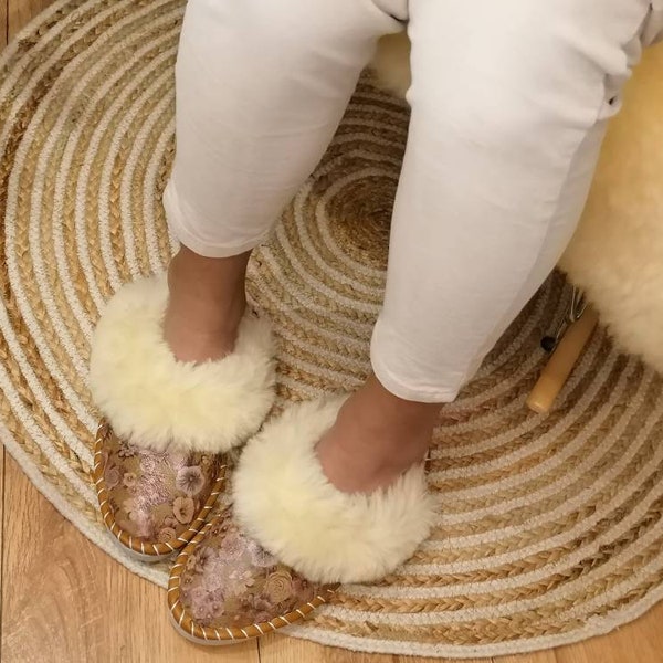 Boho Slippers - Etsy UK