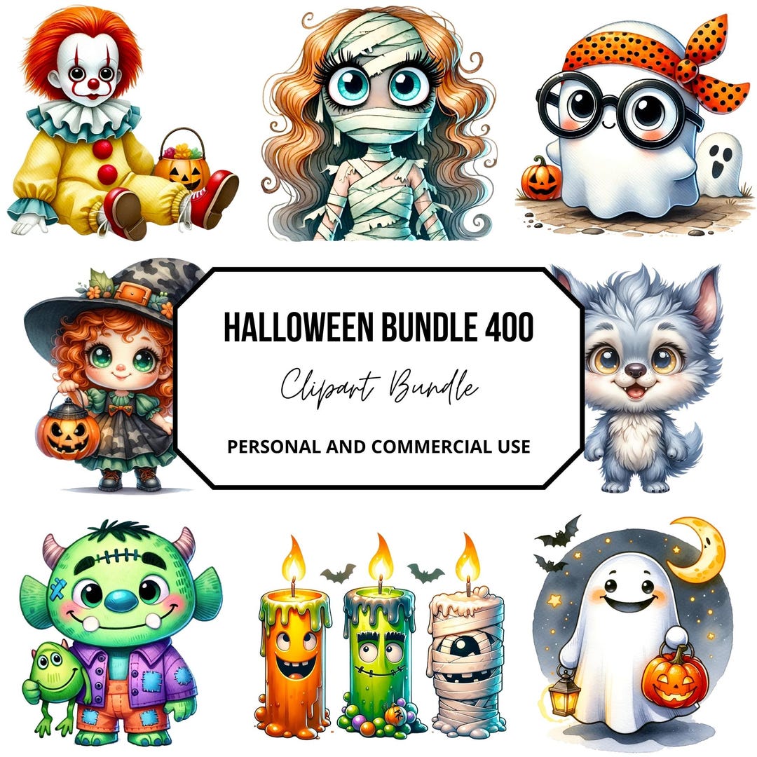 Halloween Bundle Clipart Halloween Clipart Autumn Clipart Fall Clipart ...