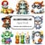 Frankenstein Clipart Bundle Spooky Halloween Clipart Monster Halloween ...