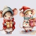 Christmas Mouse Clipart, Christmas Clipart, Mouse Clipart, Winter ...