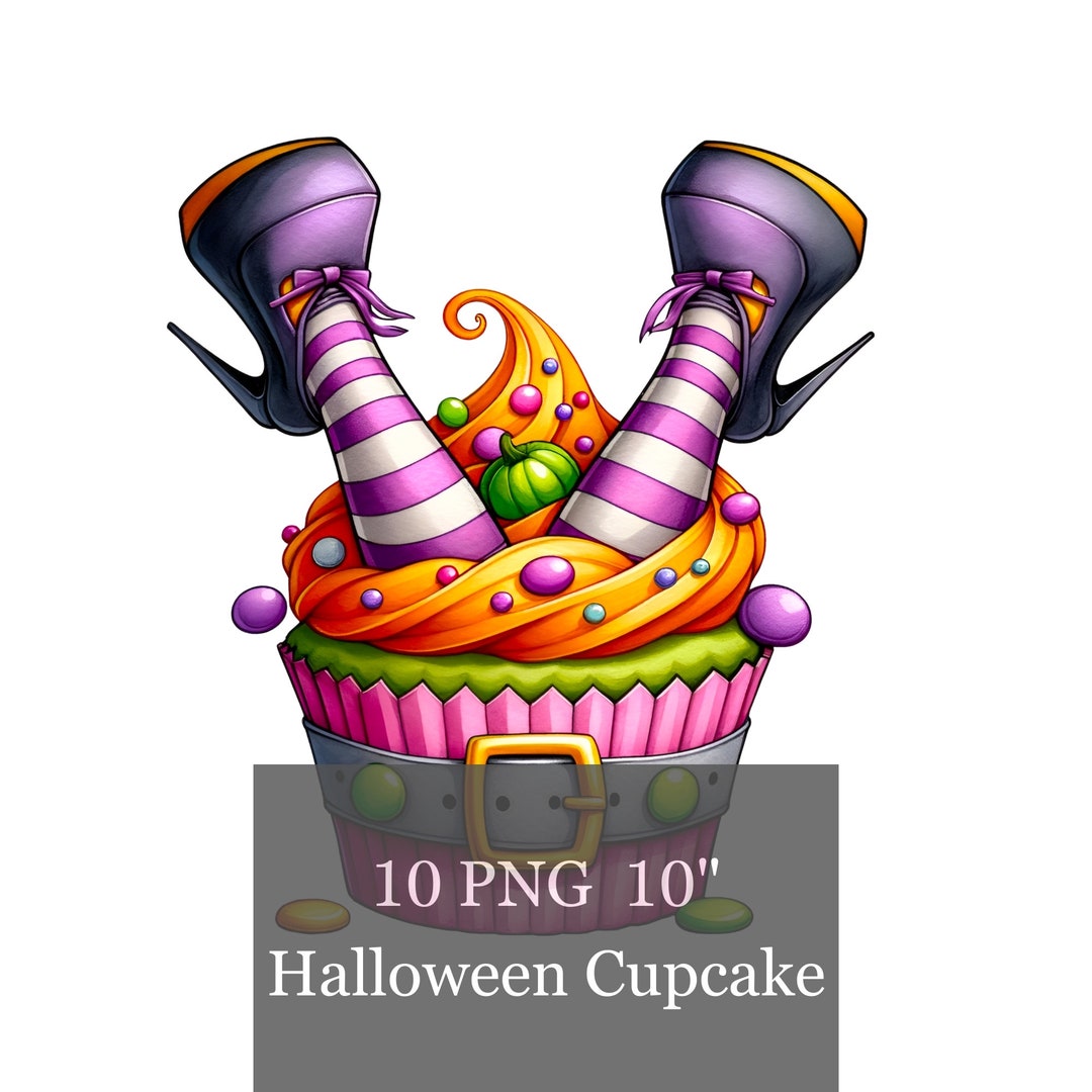 Halloween Cupcake Clipart, Halloween Clipart, Cupcake Clipart ...