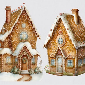 Gingerbread House Clipart, Christmas Clipart, Gingerbread Clipart ...