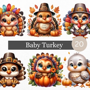 Thanksgiving Clipart, Turkey Clipart, Autumn Clipart, Thanksgiving ...