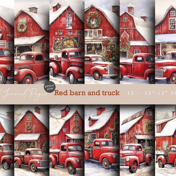 Red Truck - Etsy