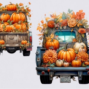 Pumpkin Truck Clipart, Truck Clipart, Pumpkin Clipart, Autumn Clipart ...
