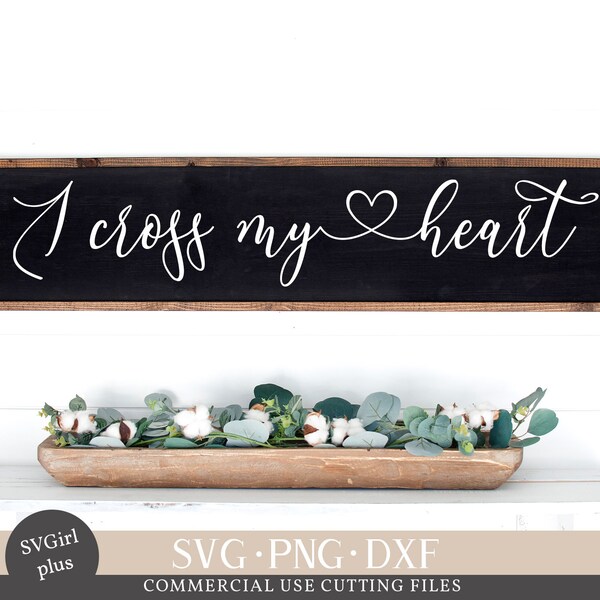 Cross My Heart - Etsy