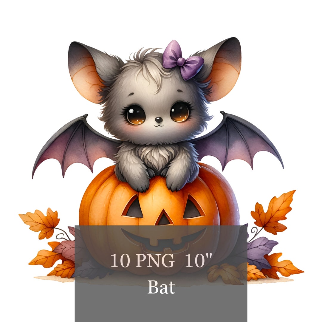 Halloween Clip Art, Halloween Bat Clipart, Bat Clipart, Halloween ...