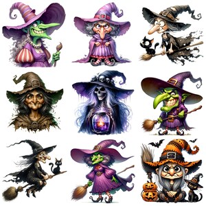 Halloween Bundle Clipart Witch Bundle Clipart Witch Clipart Halloween ...