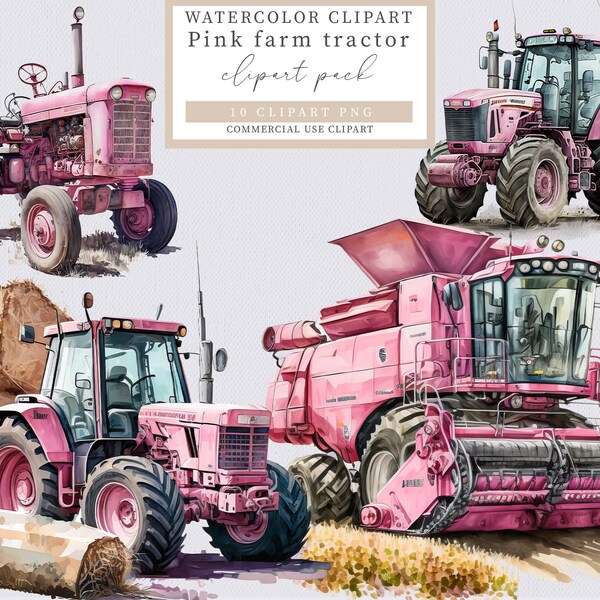 Autumn Tractor - Etsy