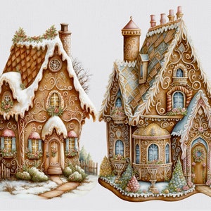 Gingerbread House Clipart, Christmas Clipart, Gingerbread Clipart ...