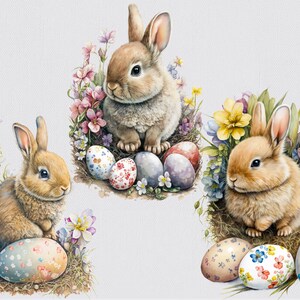 Easter Bunny Clipart, Easter Clipart, Bunny Clipart, Spring Clipart ...