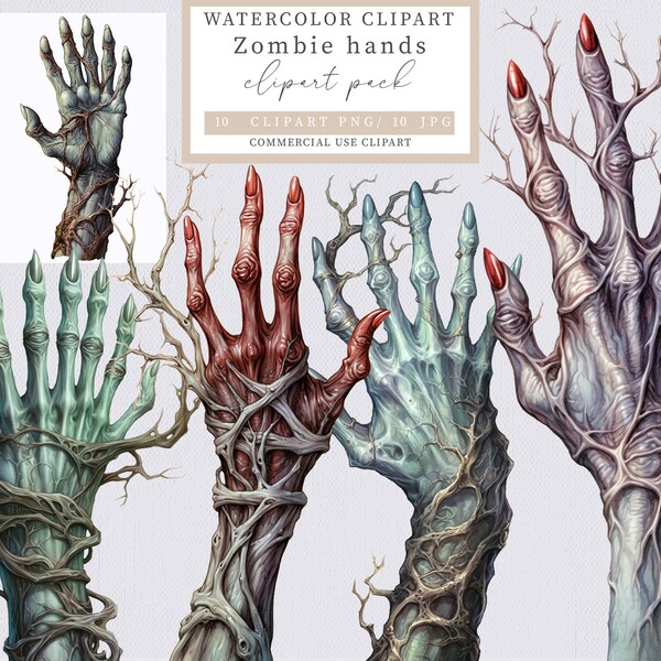 Zombie Clip Art - Etsy