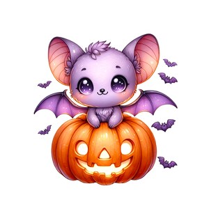 Halloween Clip Art, Halloween Bat Clipart, Bat Clipart, Halloween ...