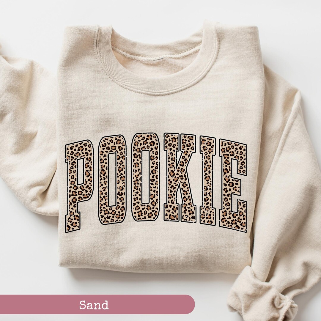 Leopard Pookie Sweatshirt, Pookie Sweatshirt, Girlfriend Sweatshirt ...