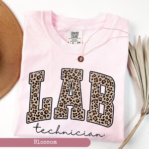 Comfort Colors®, Leopard Lab Technician Shirt, Medical Lab Science ...