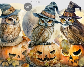 Watercolor Pink Halloween Design RIP Clipart Pumpkin - Etsy