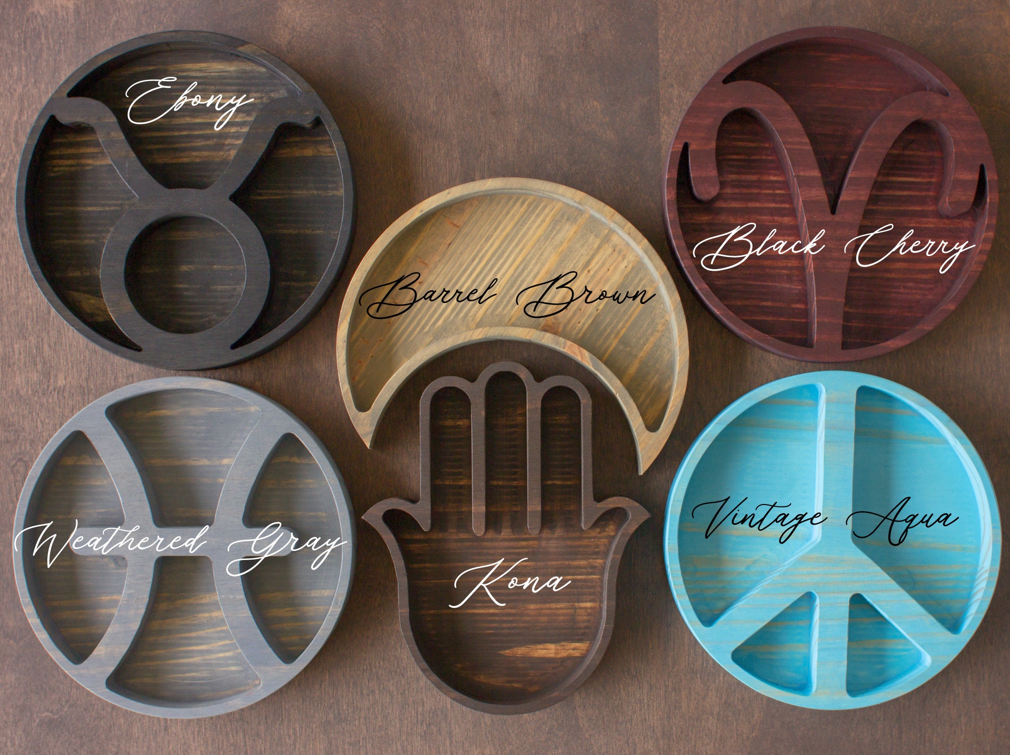 Lotus Mandala Crystal Tray Wooden Crystal Tray Lotus - Etsy