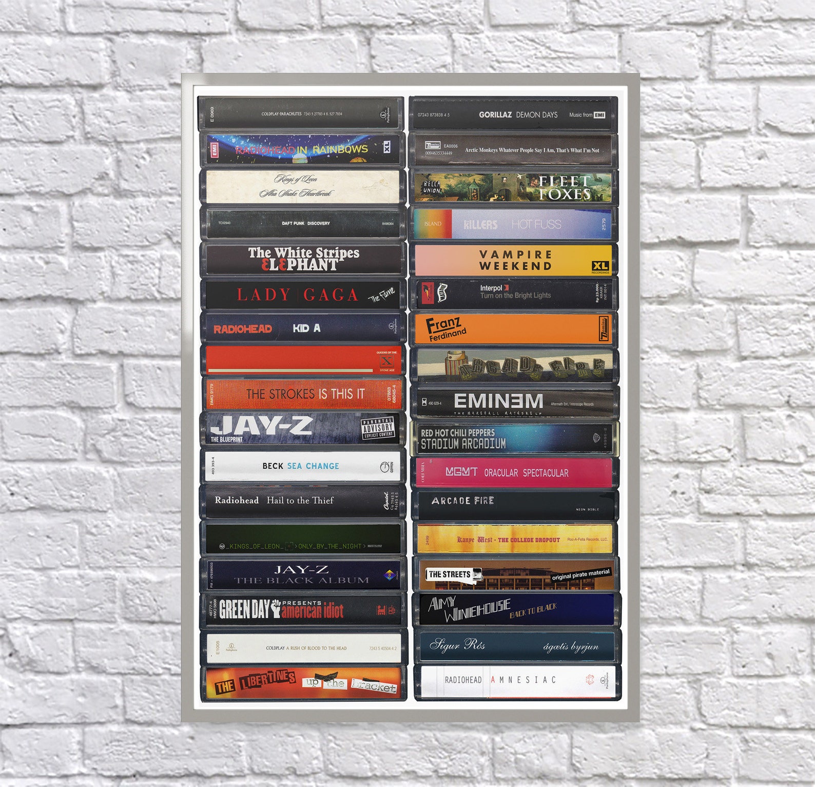 2000s Music Poster Art Gift Noughties Music Fan Classic | Etsy