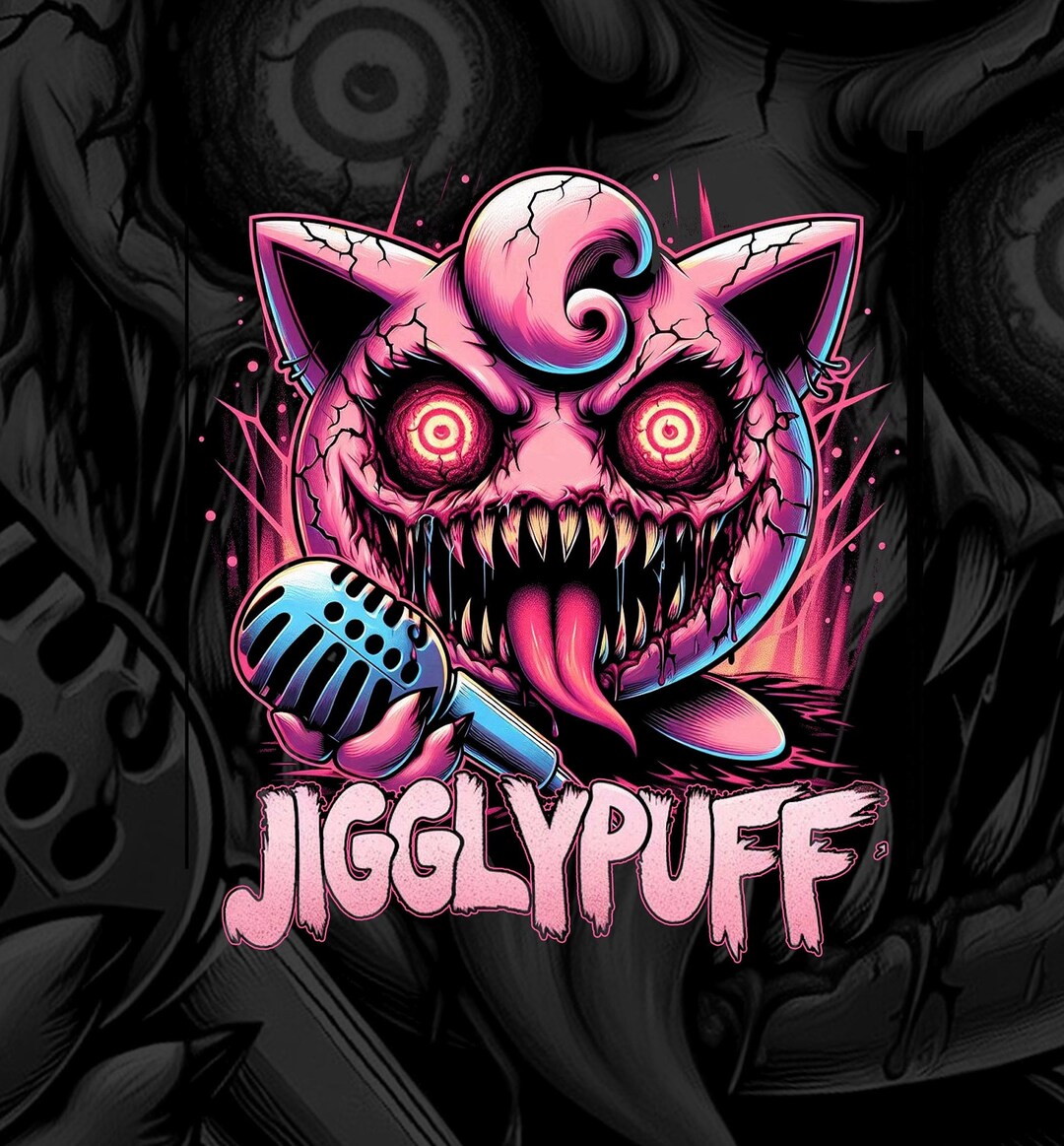 Jigglypuff Horror T-shirt - Etsy
