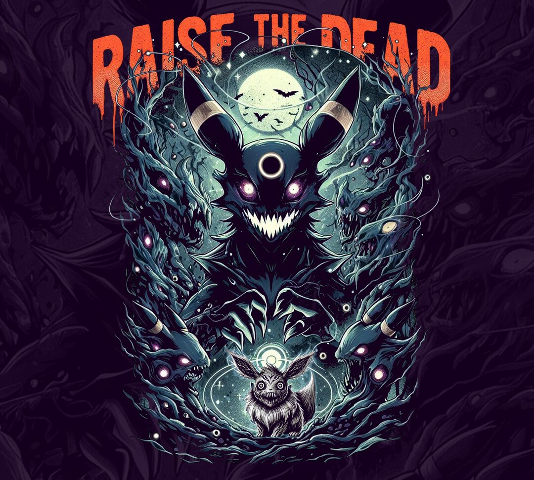 Umbreon Horror Pokemon Tshirt - Etsy