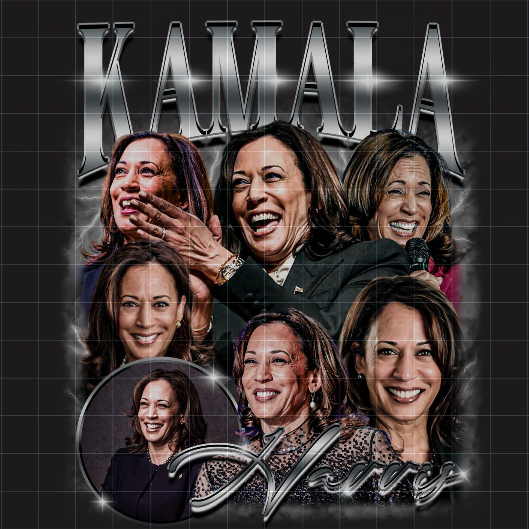 Kamala Harris 2024 Bootleg PNG,Kamala Harris Vintage Photo PNG,Kamala ...