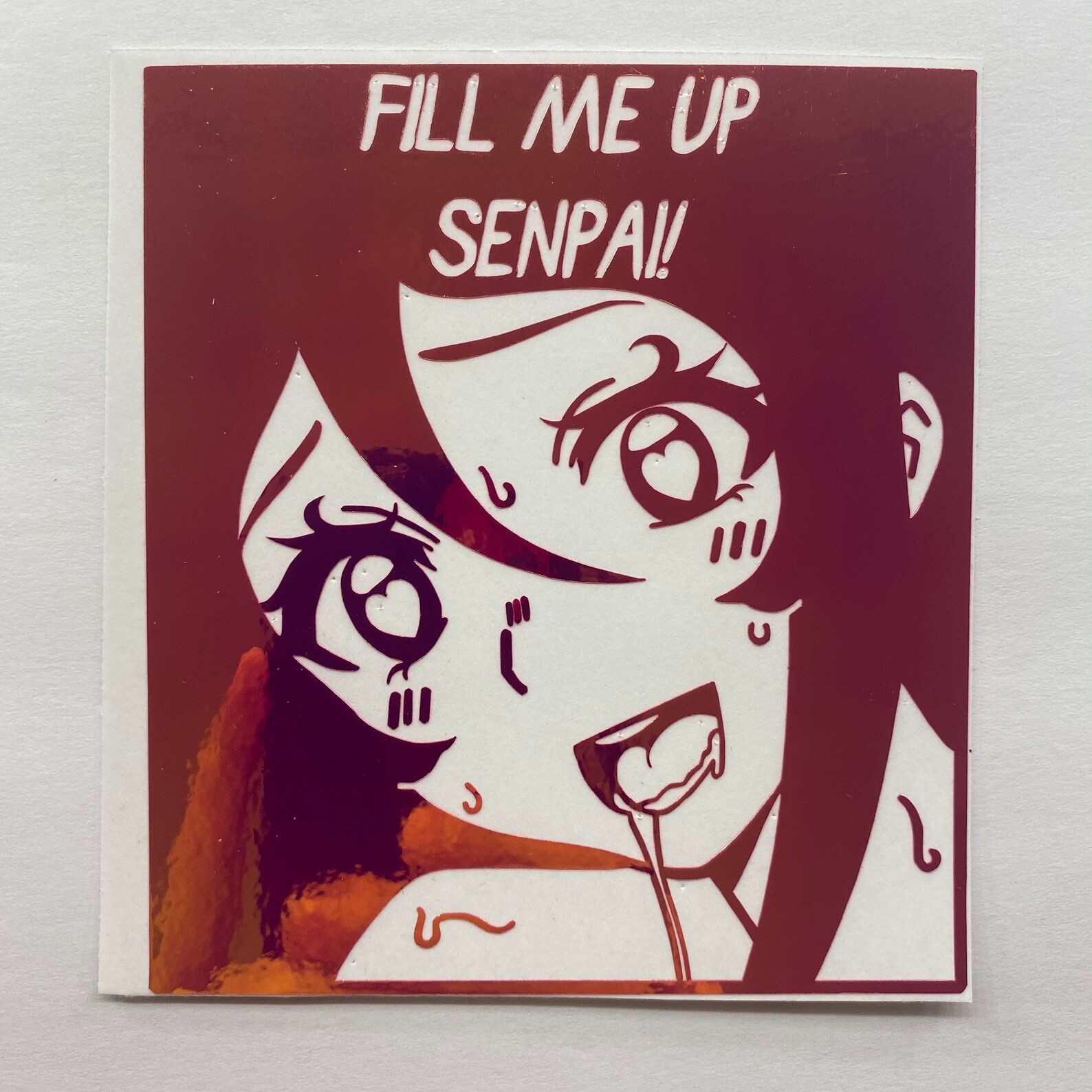 Lewd Ahegao Fill Me Up Senpai Sexy Anime Girl Face Otaku Weeb Etsy