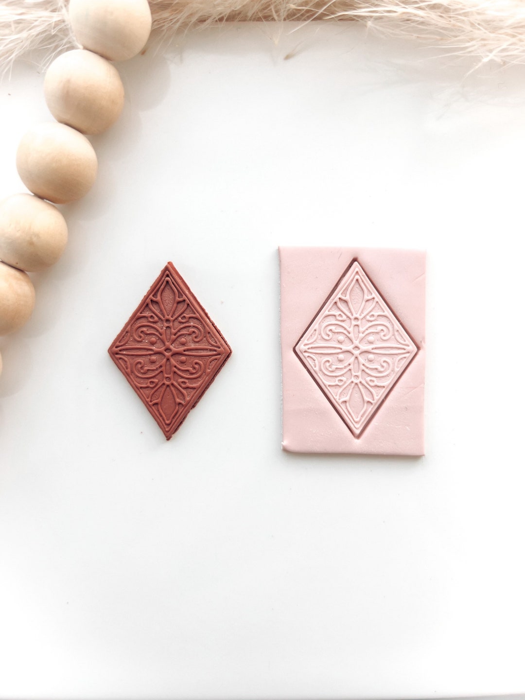 Polymer Clay Detailed Shape Cutter Embossed Cutter Flower Cutter ...