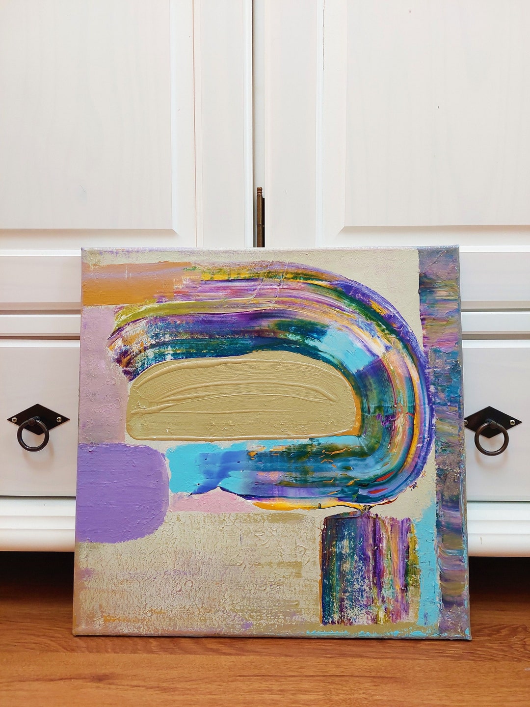 Colorful Secret Abstract Painting, Original Art, Interior Painting - Etsy