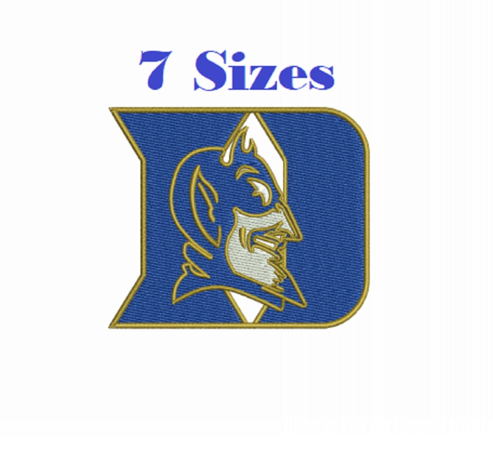 Duke Blue Devils NCAA Basketball Embroidery Design File 7 | Etsy