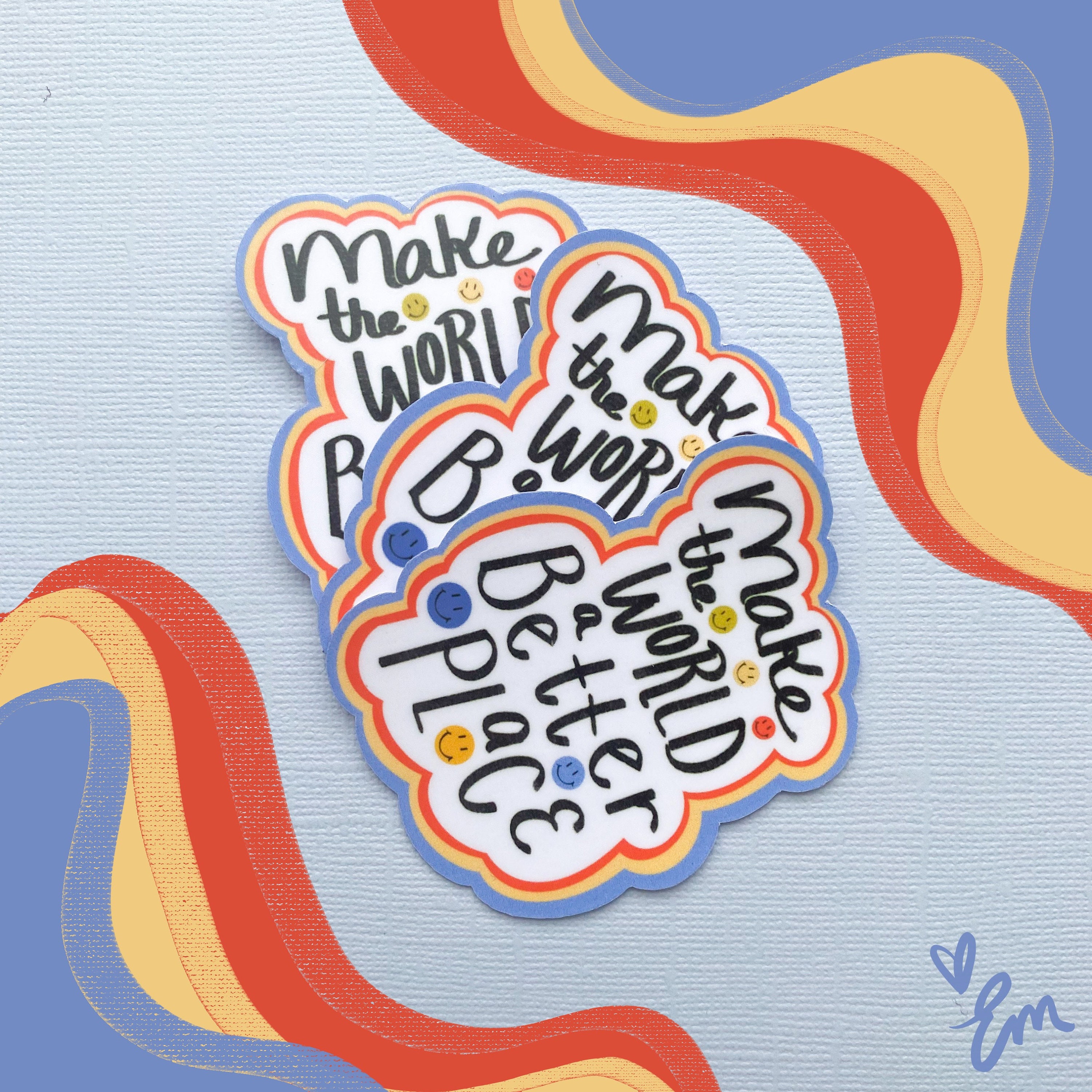 Make the World a Better Place Vinyl Sticker - Etsy UK