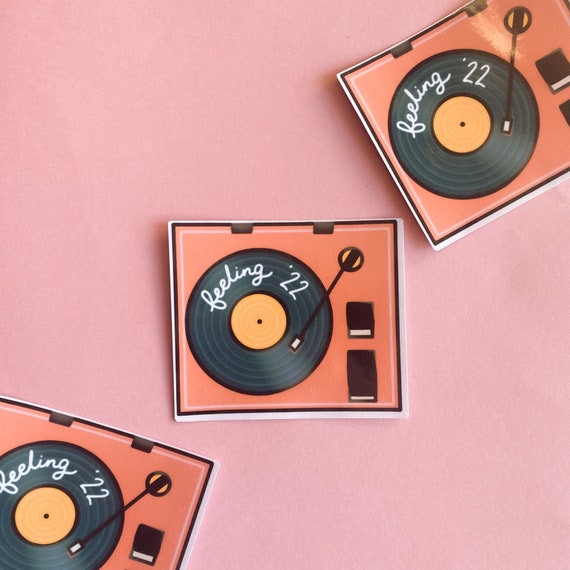 Taylor Swift Feeling 22 Vinyl Record Player Waterproof Vinyl | Etsy